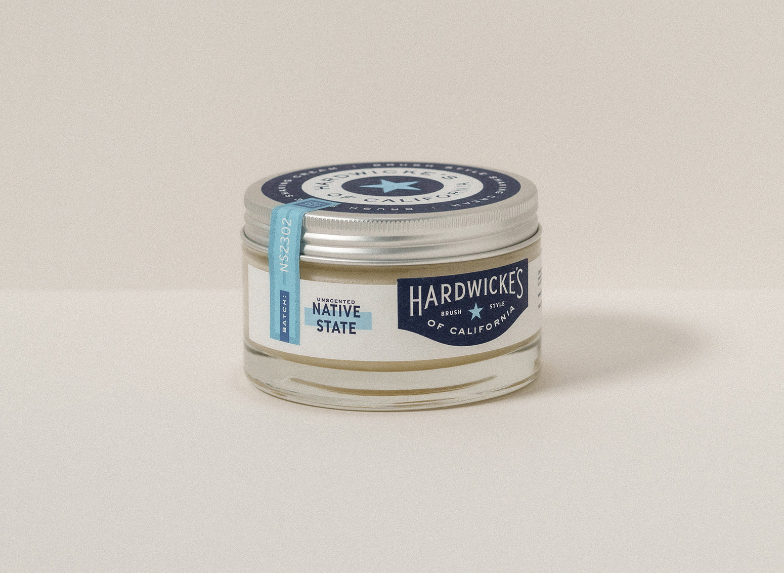 Native State Shave Cream, Unscented, Vegan, Hardwicke’s of California